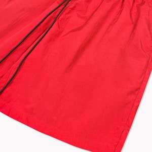 Mens Crinkle Nylon Shorts Red Adjustable Drawstring/ Side Pockets - Etsy