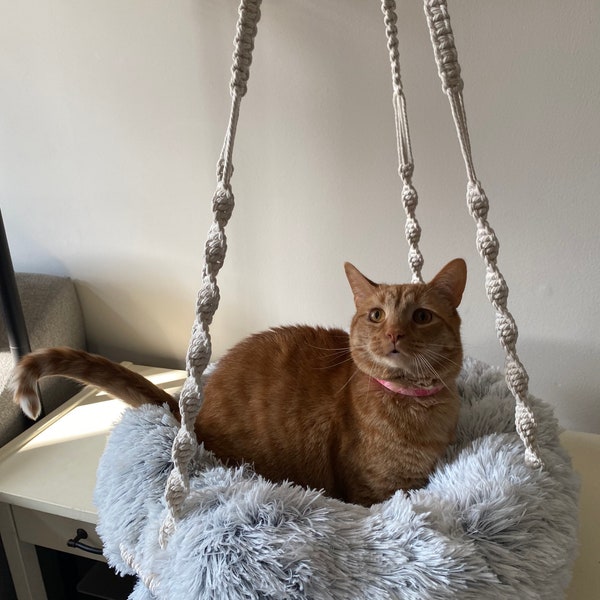 Macrame Cat Bed - Etsy