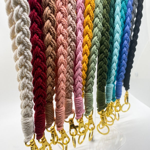 Braided Keychain - Etsy