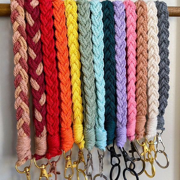 Braided Keychain - Etsy