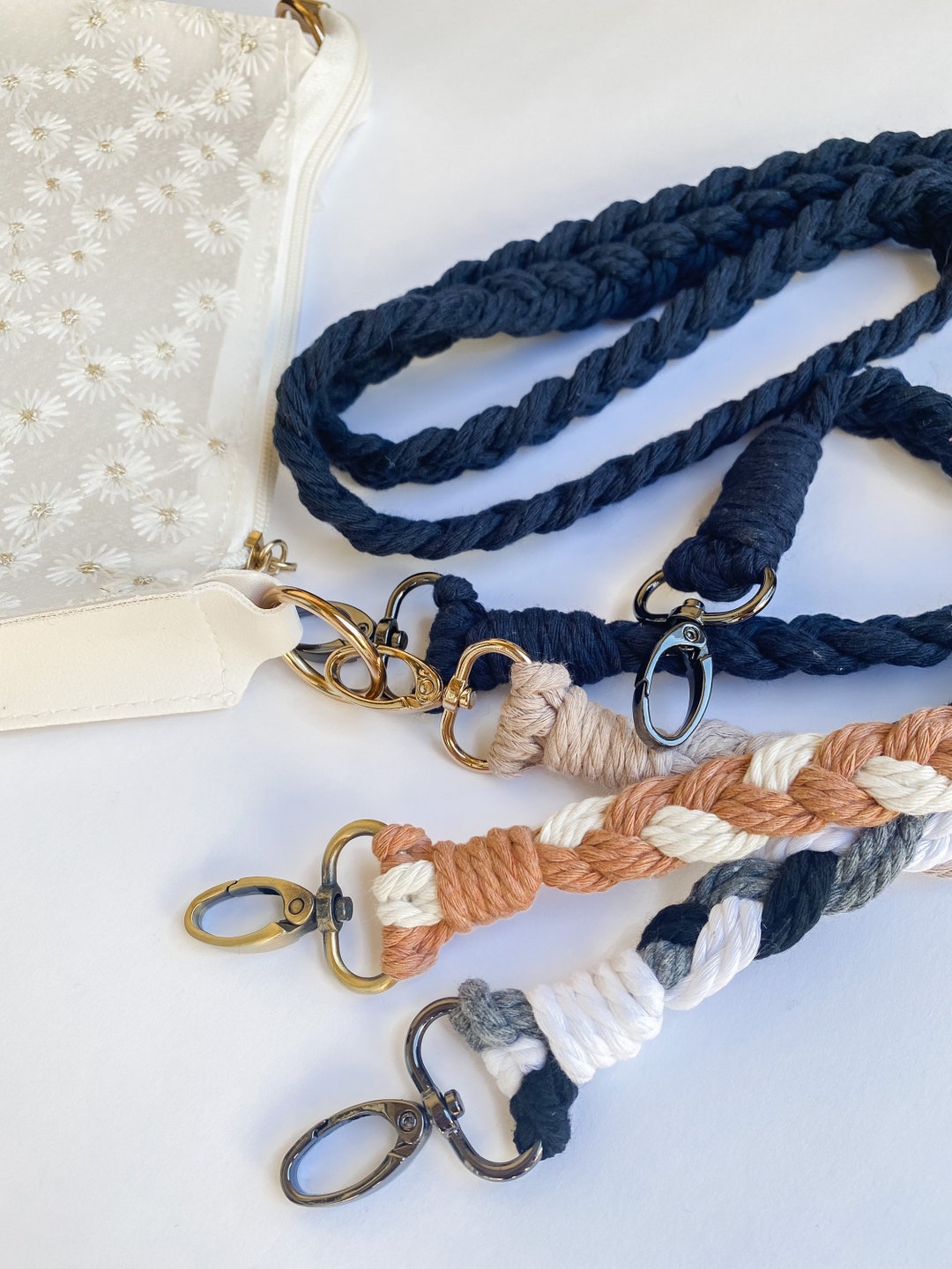 Custom Braided Bag Strap / Macramé Phone Case / Purse / Luggage ...