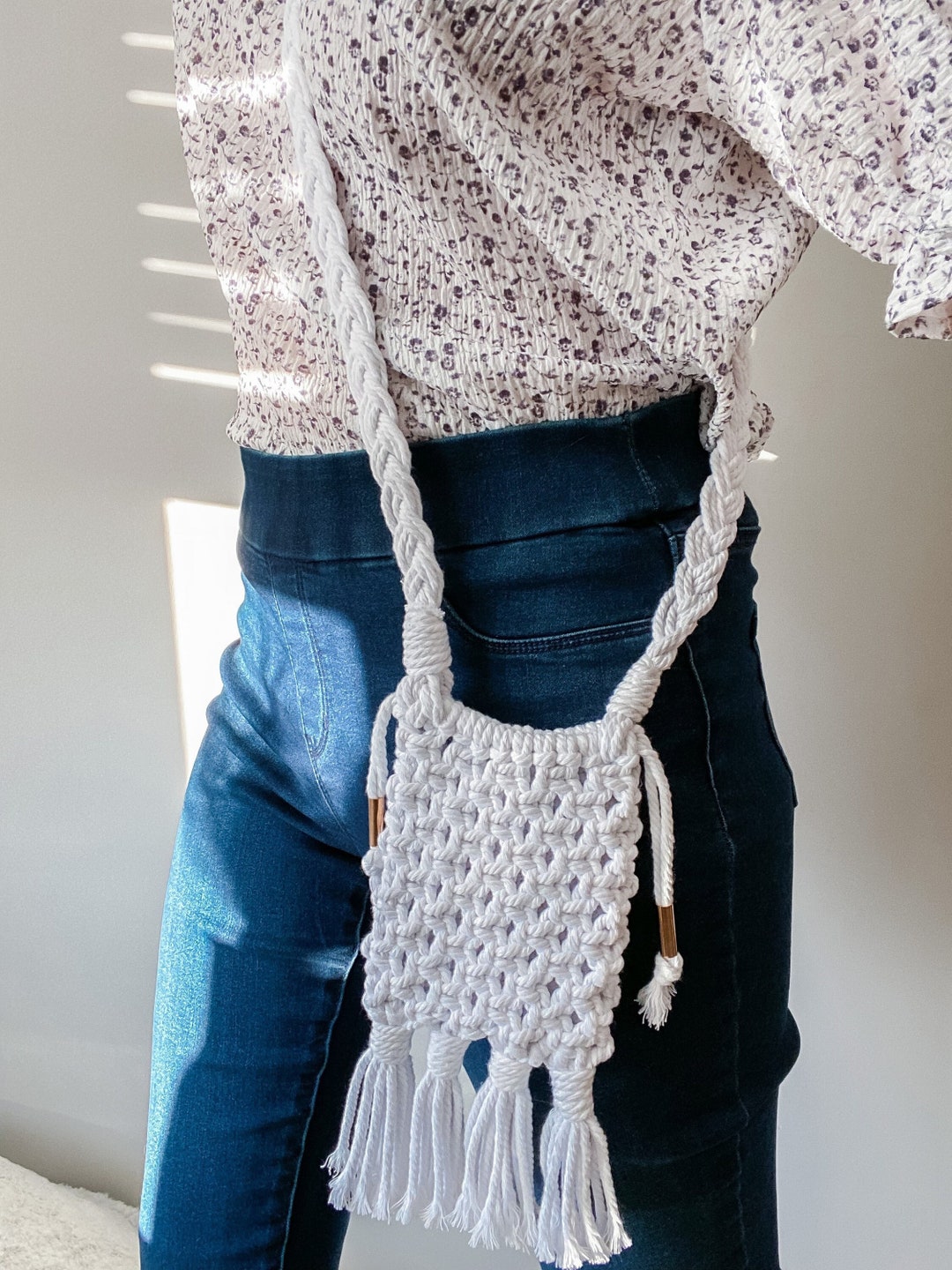 Custom Macramé Bag / Macrame Purse /macrame Crossbody / Shoulder ...