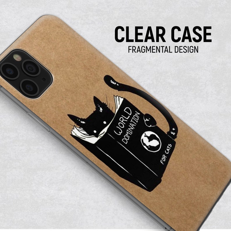 Kawaii Aesthetic Cute Black Cat Phone Case for iPhone 15 Plus - Etsy