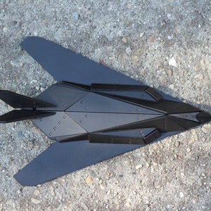 Lockheed F-117 Nighthawk 3d Model Plane Lockheed F-117 Nighthawk Laser Instant Download Cut Dxf ...
