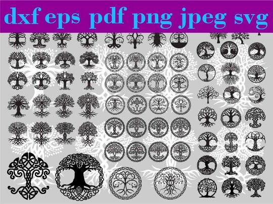 Celtic Tree of Life Svg,tree of Life Tatoo ,tree of Life Svg, 83 Tree ...