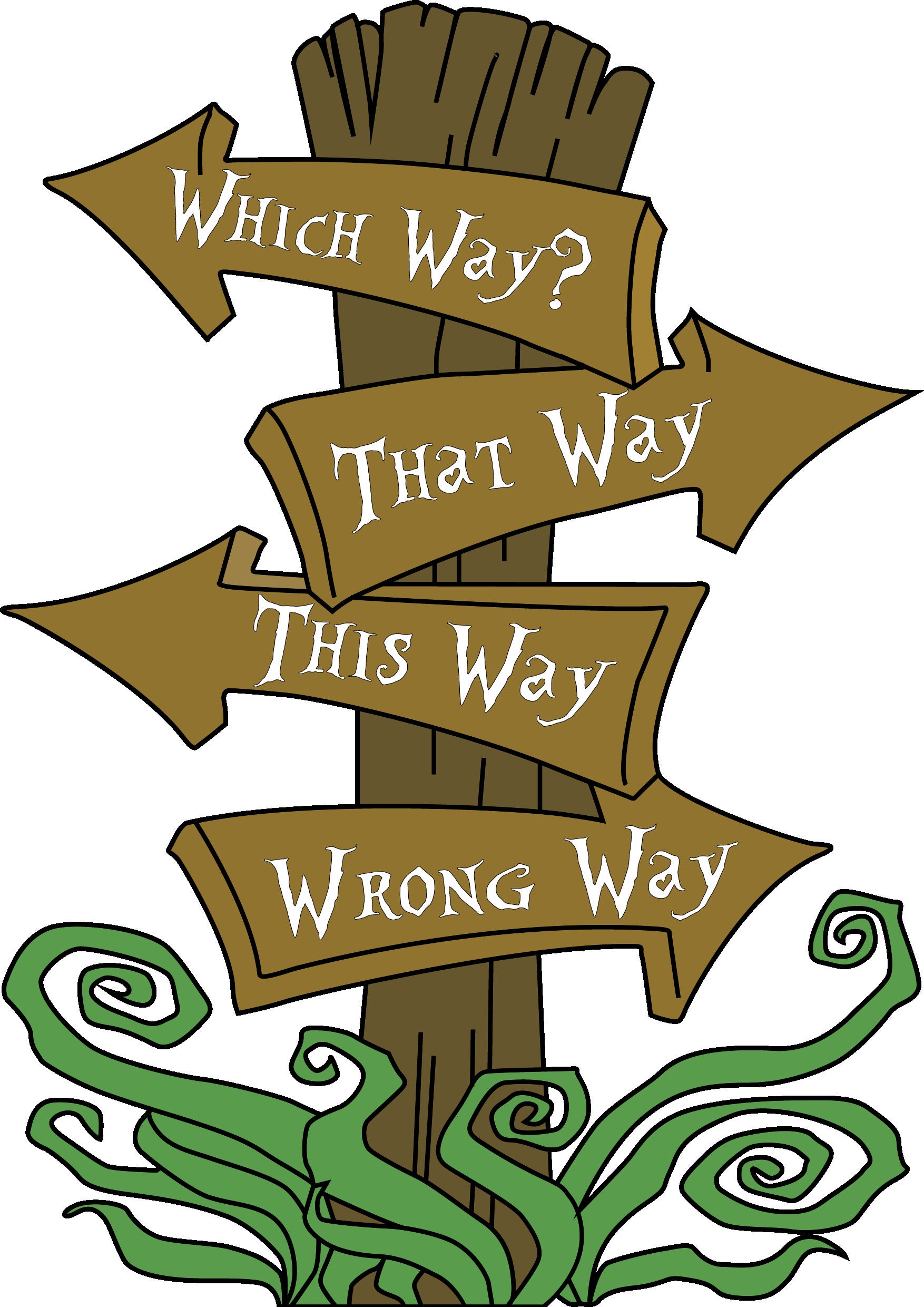 Custom Alice in Wonder ARROW Signs SVG, Wall Decor, Tea Party, This Way ...