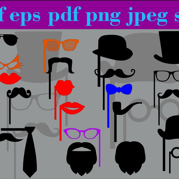 Photobooth Props - Etsy