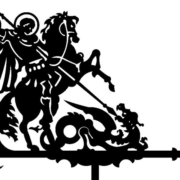 Saint Georges Dxf Files - Etsy