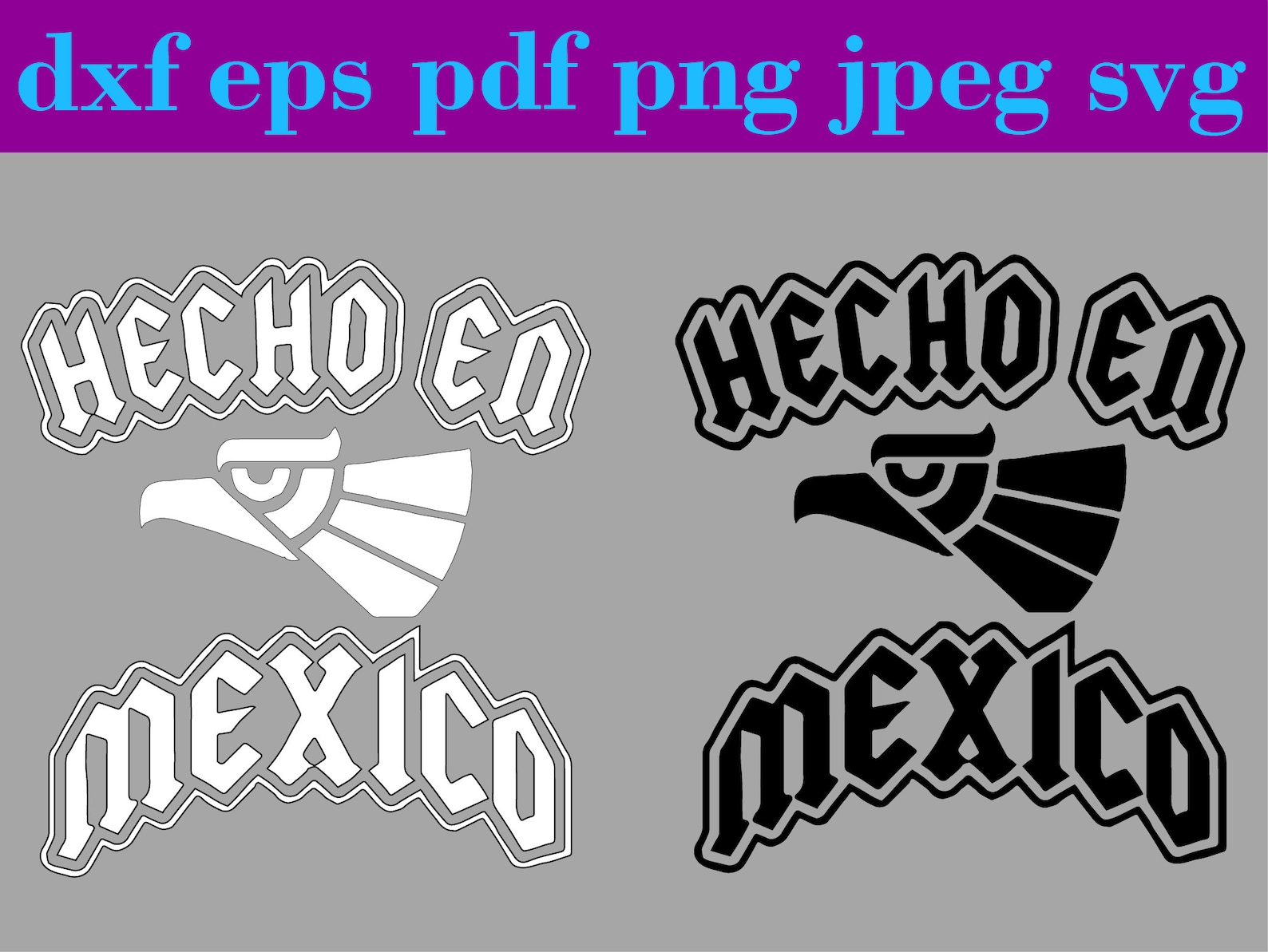 Hecho En Mexico SVG, Made in Mexico Svg, Eagle of Mexico Svg, Mexico ...