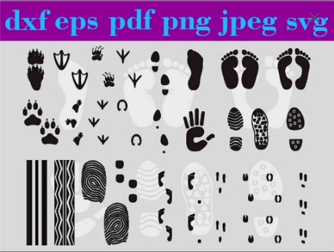 Footprint Svg,animal Footprint Svg, Human Footprint, Footprint ...