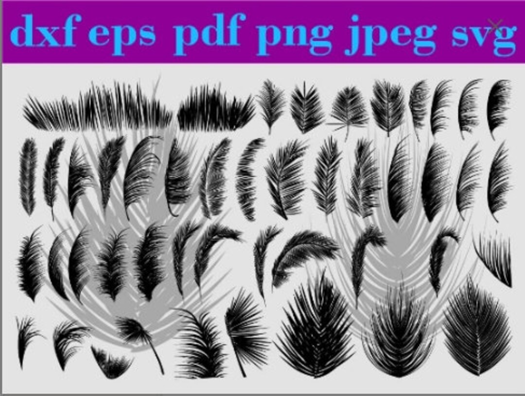 PALM Leaves SVG ,palm Leaves Print ,palm Leaves Silhouette Svg,palm Svg ...