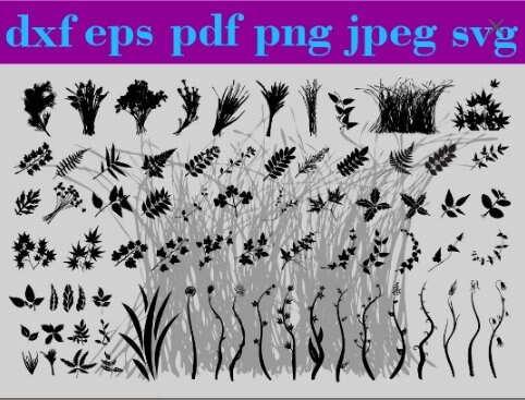 BUSH Svg, Leaf Bush Svg, Fall Leaf Svg, Leaves Bush Cut File, Leaves ...