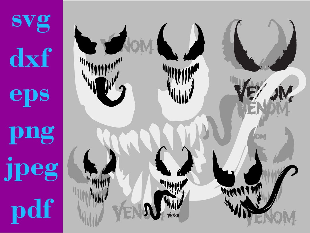 Veno Svg 6 SET SVG, Veno Cricut, Veno M Hardy Silhouette, Hardy Vector ...