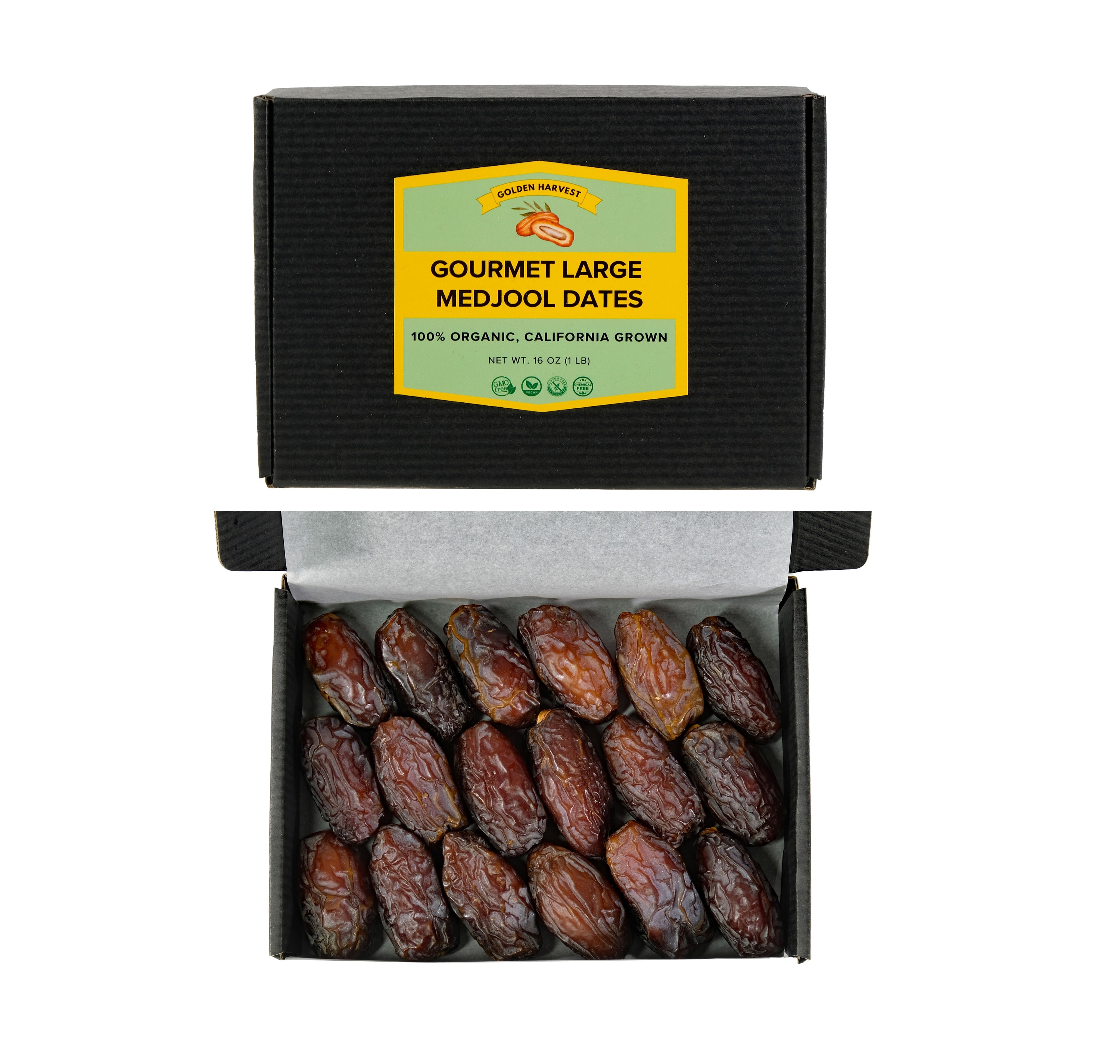Gourmet Large Medjool Dates Certified Organic Gift Box Ramadan Healthy ...