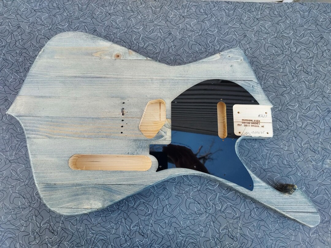 Guitar Body Iceman/telecaster Hybrid Style Nitro Finish Pinecaster ...