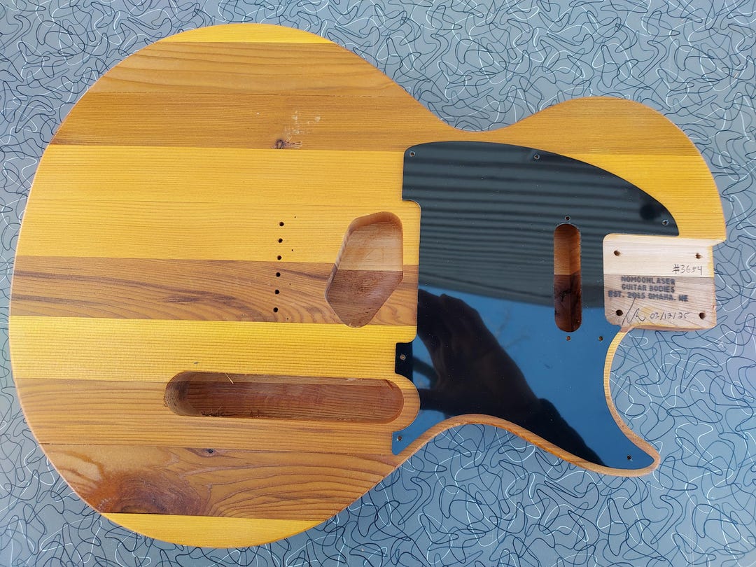 Guitar Body LP Jr./telecaster Hybrid Style Nitro Finish Reclaimed ...