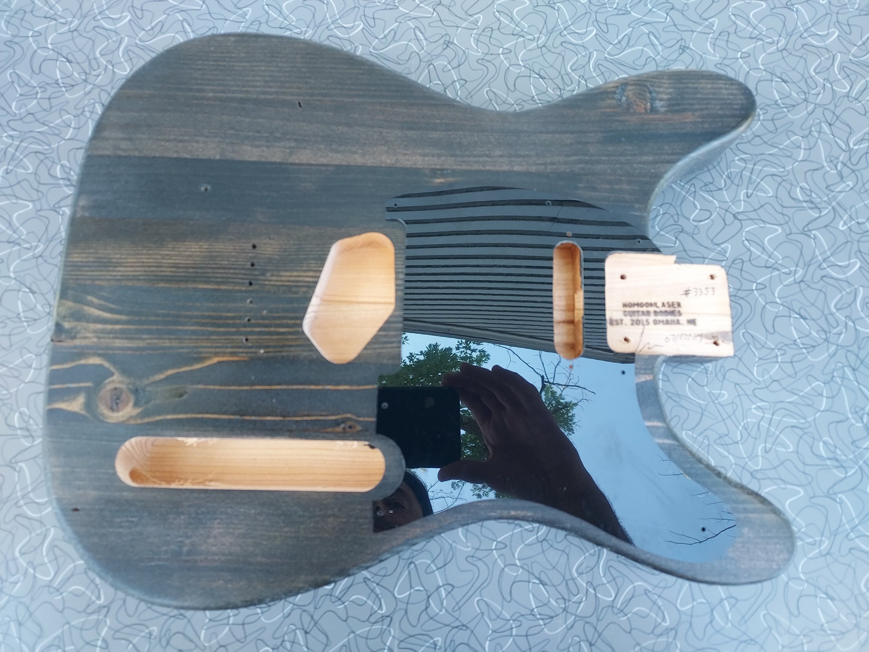 Guitar Body Cornet/telecaster Hybrid Style Nitro Finish Reclaimed ...