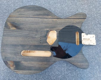 Guitar Body Mosrite/telecaster Hybrid Style Nitro Finish Reclaimed ...