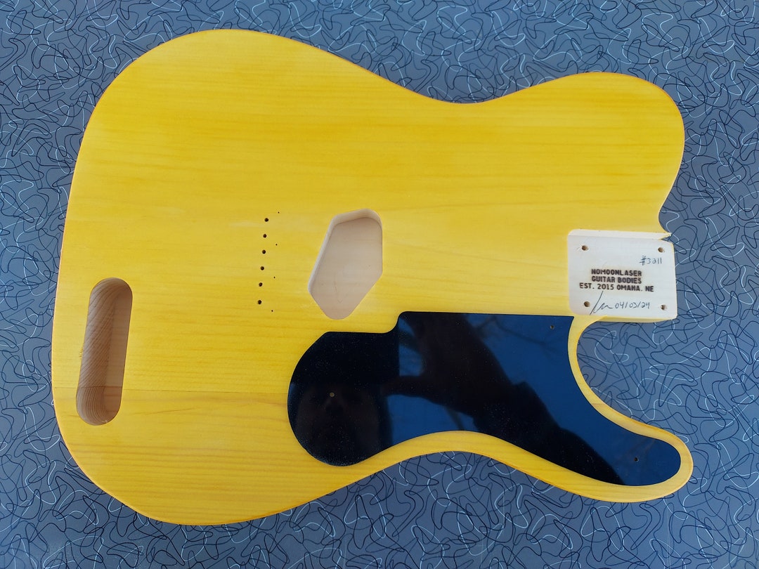 Guitar Body Telecaster Tele/2nd Prototype Style Nitro Finish Pinecaster ...