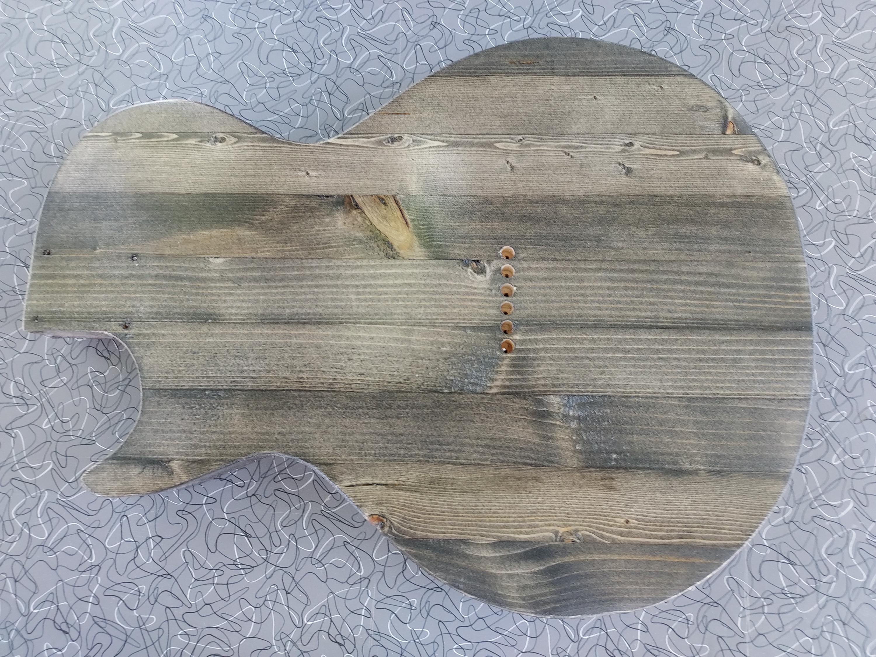 Guitar Body LP Jr./telecaster Hybrid Style Nitro Finish Pinecaster ...