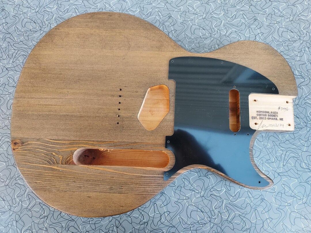 Guitar Body LP Jr./telecaster Hybrid Style Nitro Finish Reclaimed ...