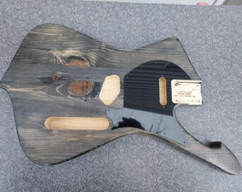 Guitar Body Mosrite/telecaster Hybrid Style Nitro Finish Reclaimed ...