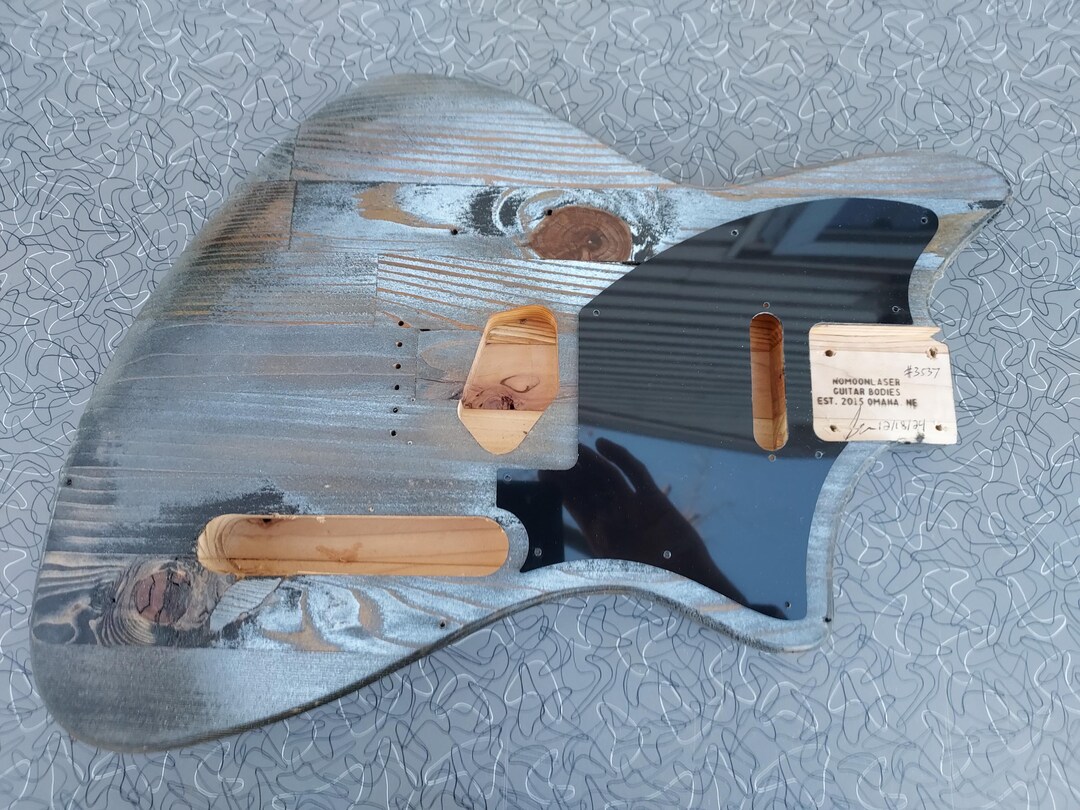 Guitar Body Meteora/telecaster Hybrid Style Nitro Finish Reclaimed ...