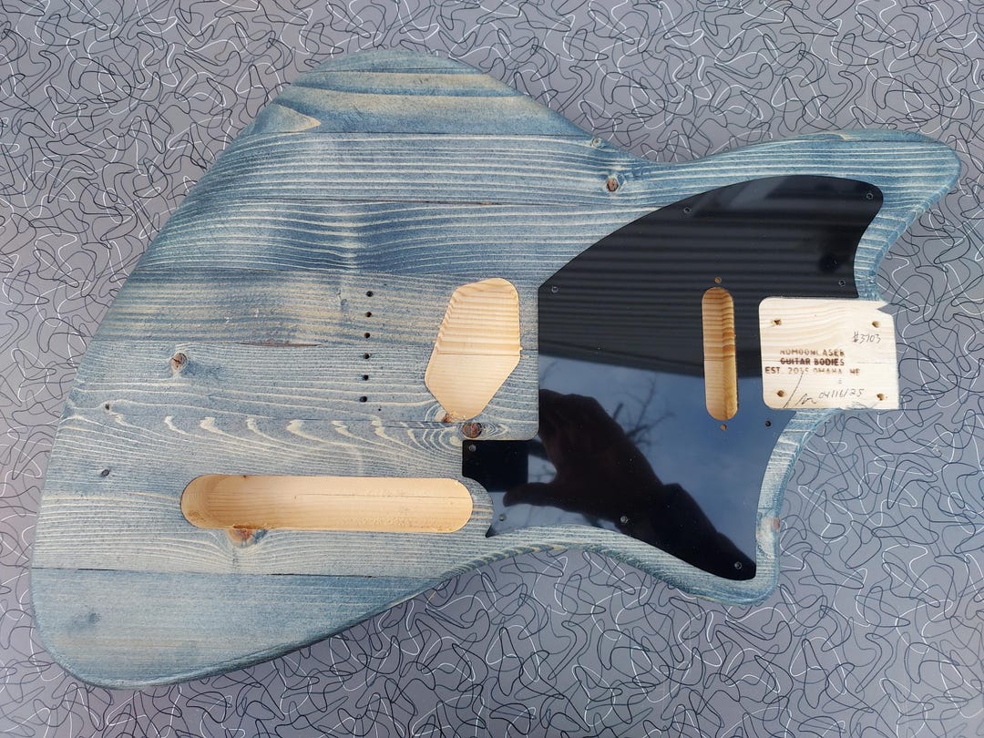 Guitar Body Meteora/telecaster Hybrid Style Nitro Finish Pinecaster ...