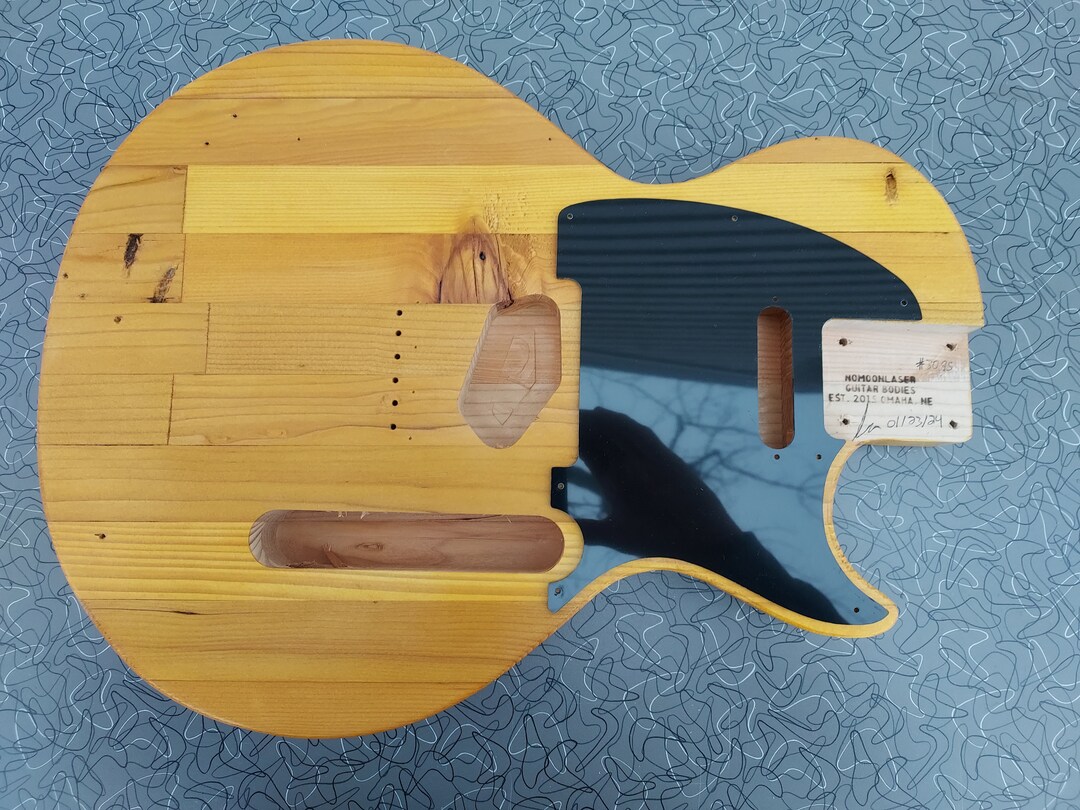 Guitar Body Lp Jrtelecaster Hybrid Style Nitro Finish Reclaimed Pinecaster Nomoonlaser