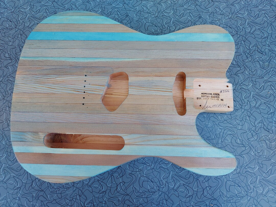 Nomoonlaser Guitar Body Telecaster Style Nitro Finish Reclaimed ...