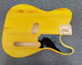 Guitar Body Esquire/telecaster Style Nitro Finish Pinecaster ...