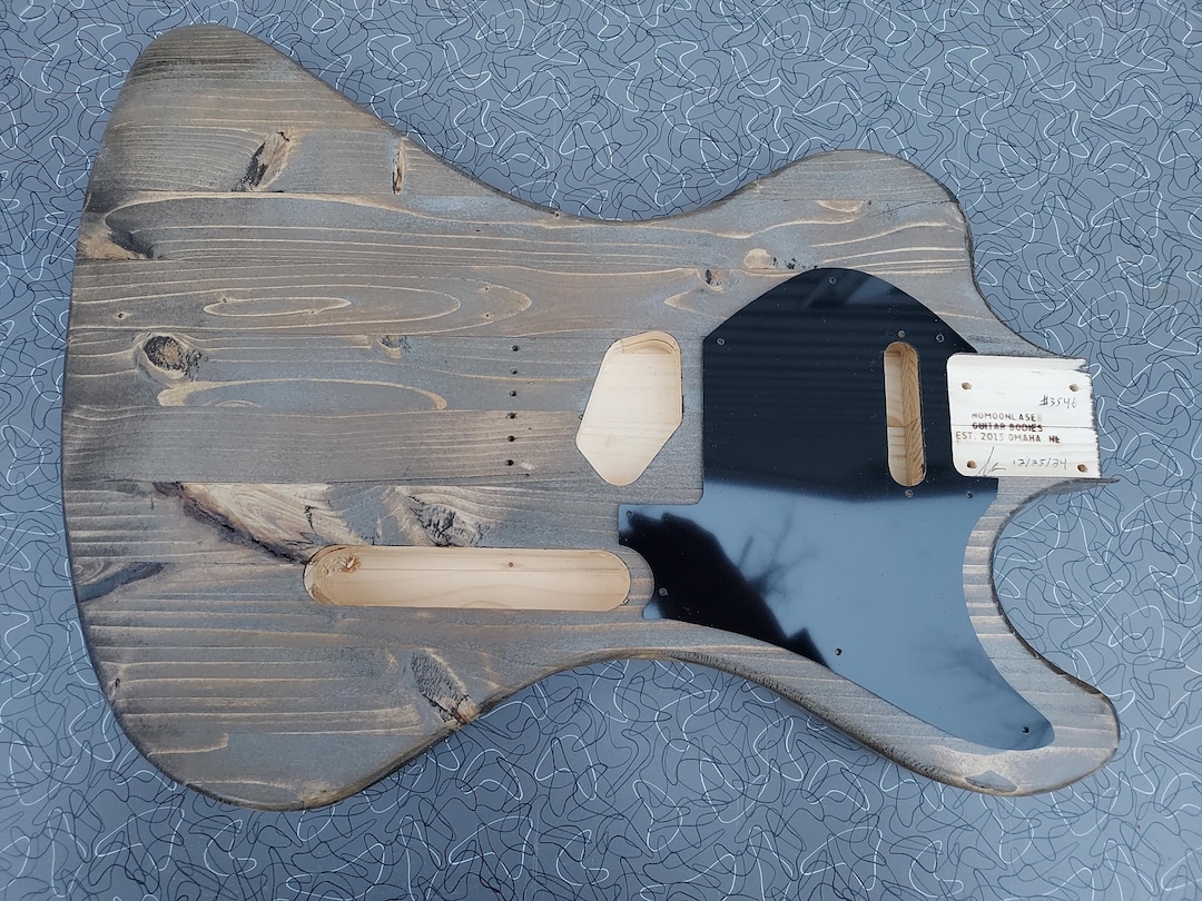 Guitar Body Rd/telecaster Hybrid Style Nitro Finish Pinecaster ...