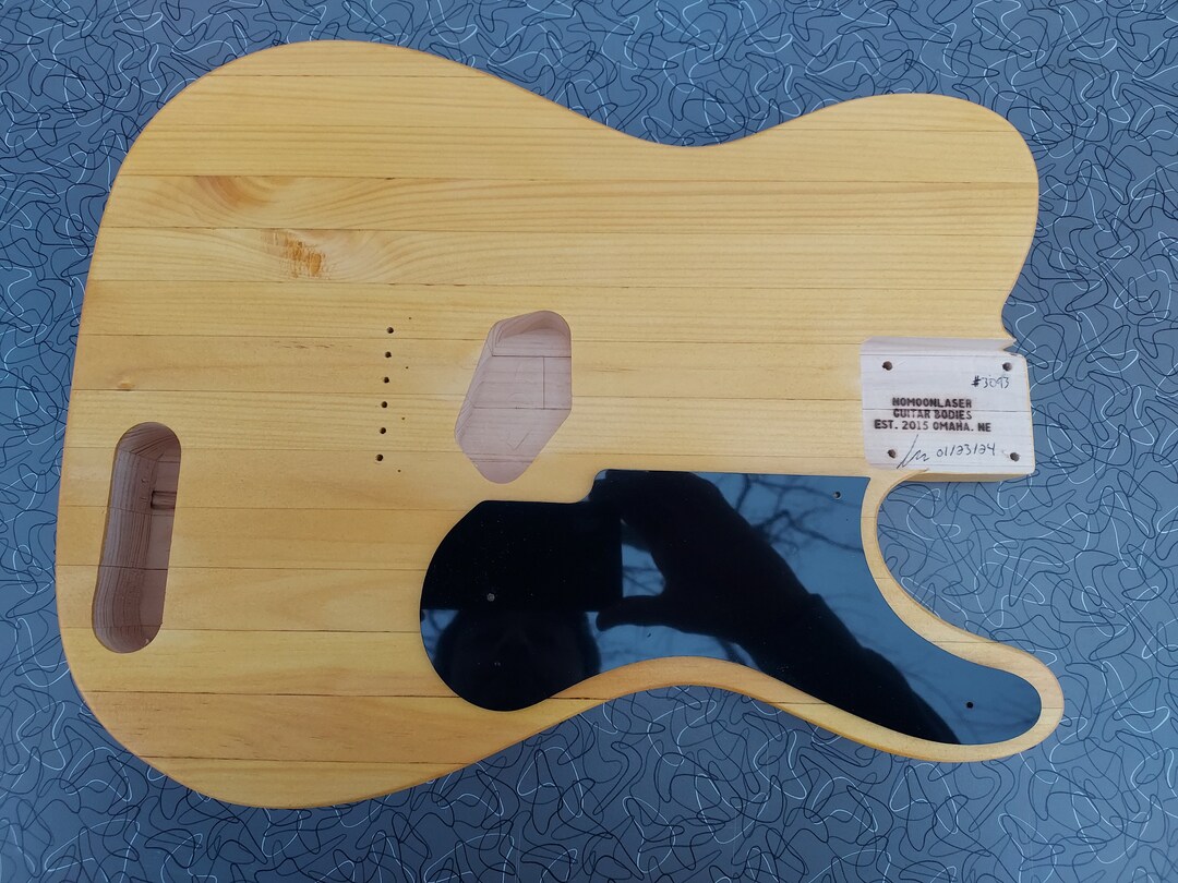 Guitar Body Telecaster Tele/2nd Prototype Style Nitro Finish Pinecaster ...