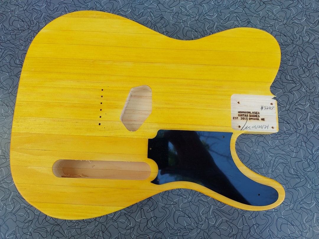 Guitar Body Esquire/telecaster Style Nitro Finish Pinecaster ...