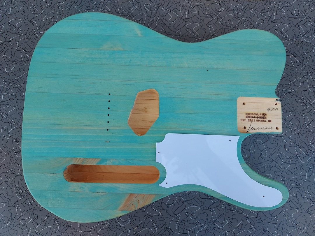 Guitar Body Esquire/telecaster Style Nitro Finish Pinecaster ...