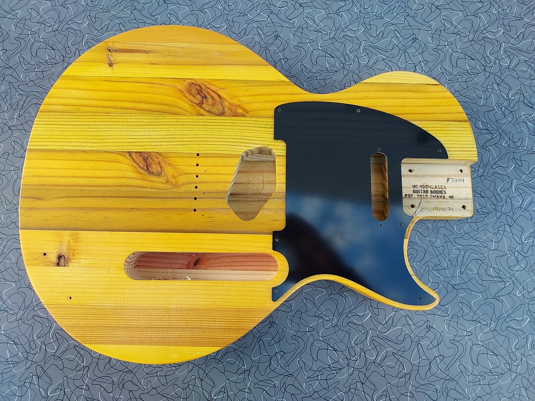 Guitar Body LP Jr./telecaster Hybrid Style Nitro Finish Reclaimed ...