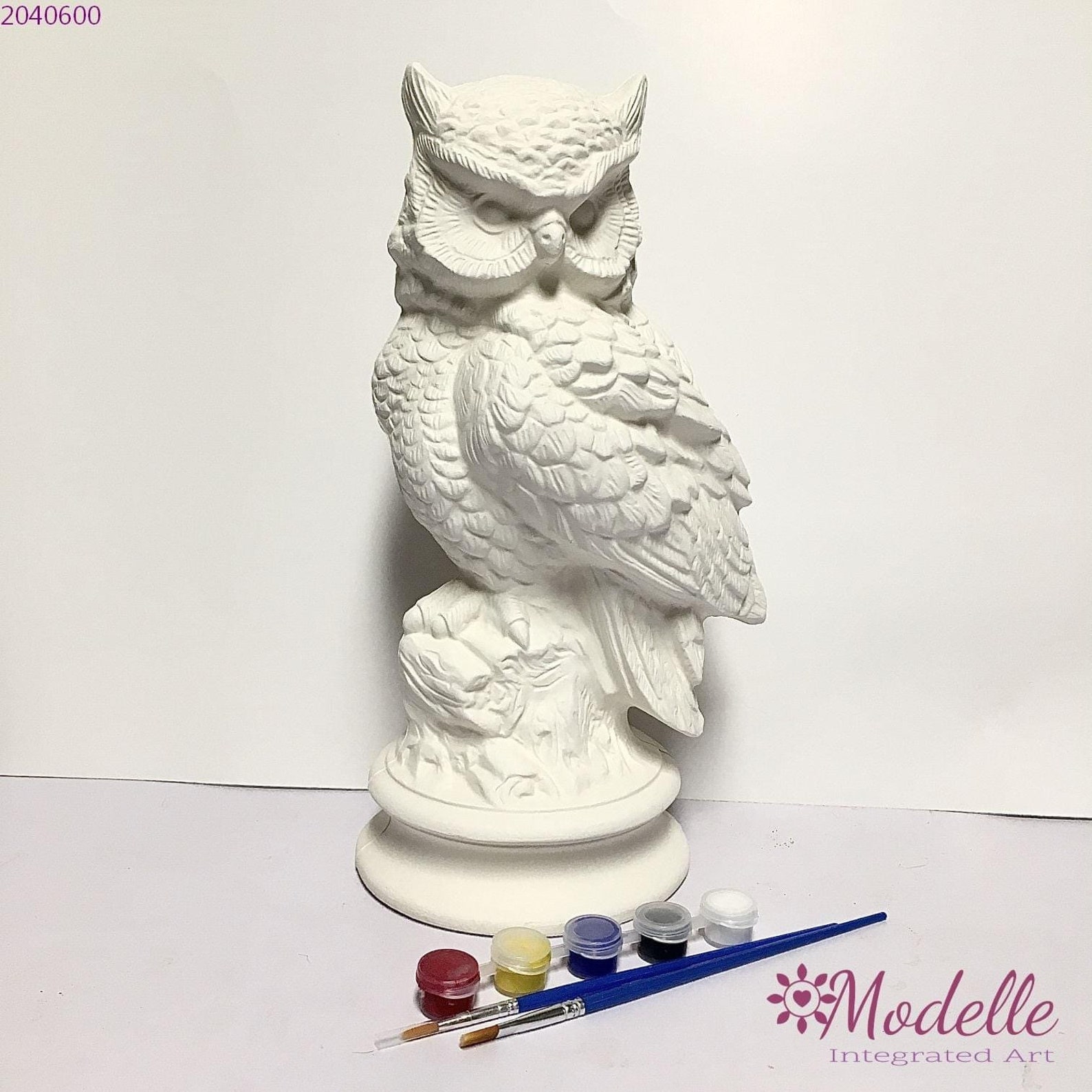 Large Ceramic Owl Painting Kit - Etsy