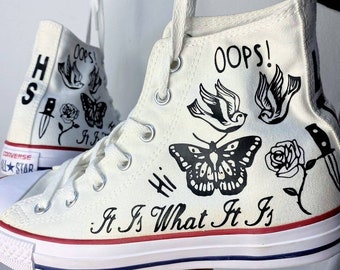 Harry Styles Converse | Etsy UK