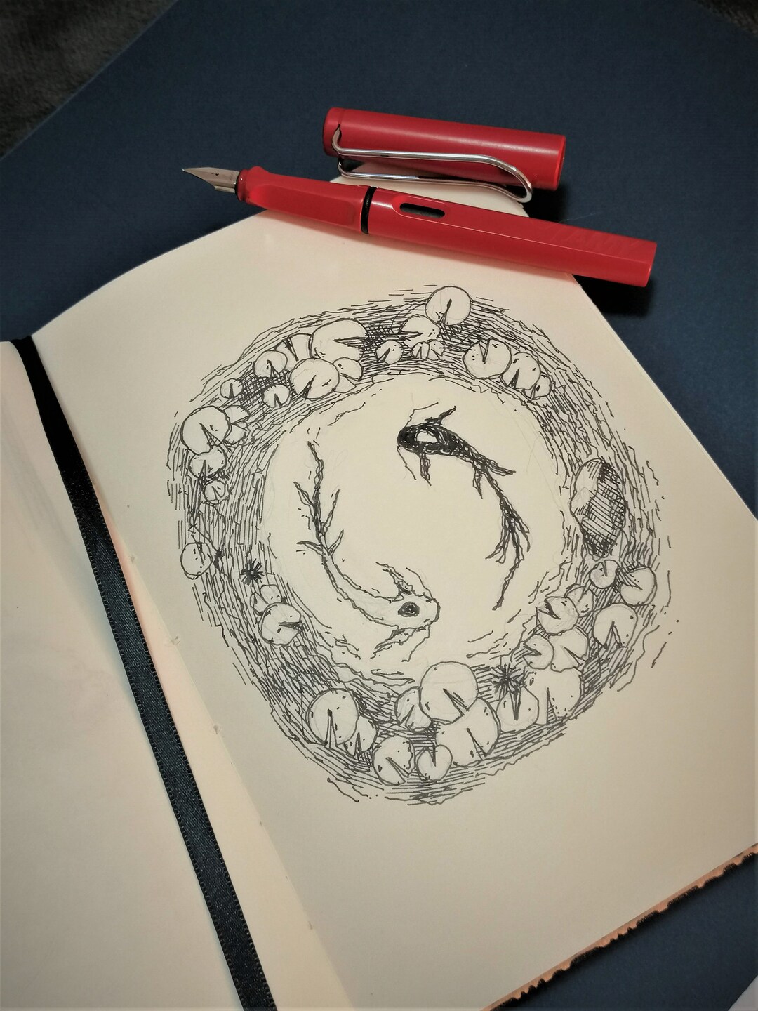 Tui and La - Original Drawing Print - Etsy