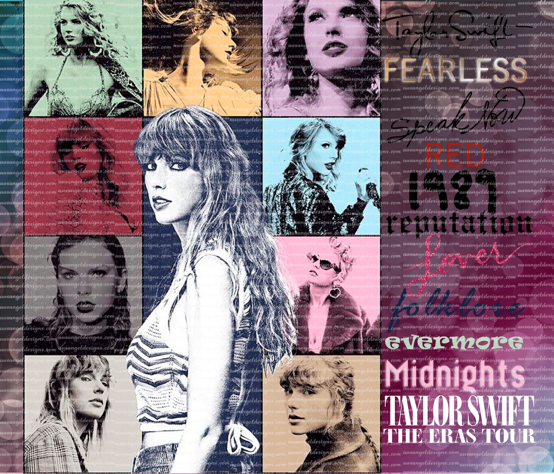Taylor Swift Tumbler Wrap ERAS TOUR - Etsy