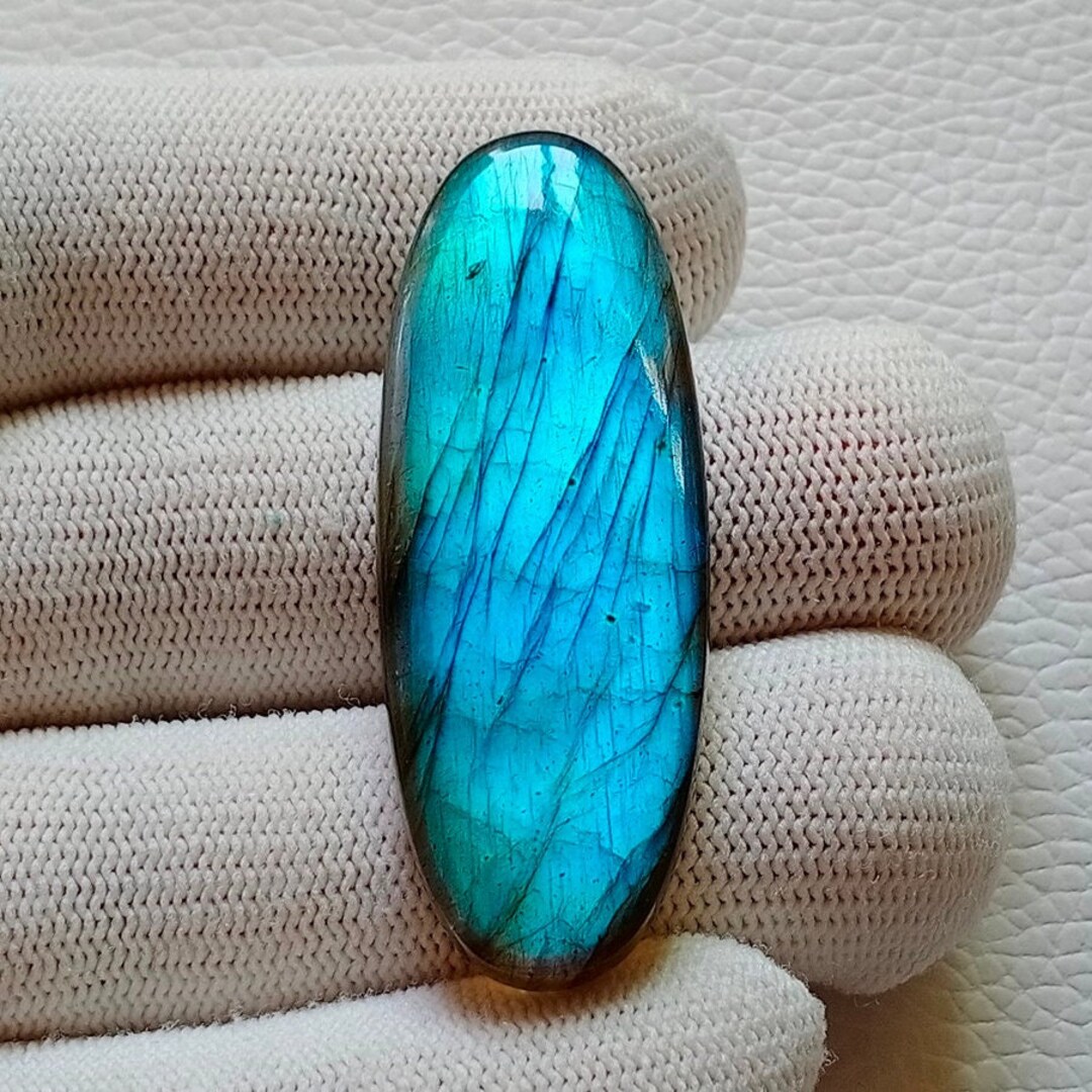 Aaa+++top Rare Blue Flashy Labradorite Gemstone, Silver Jewelry Making ...