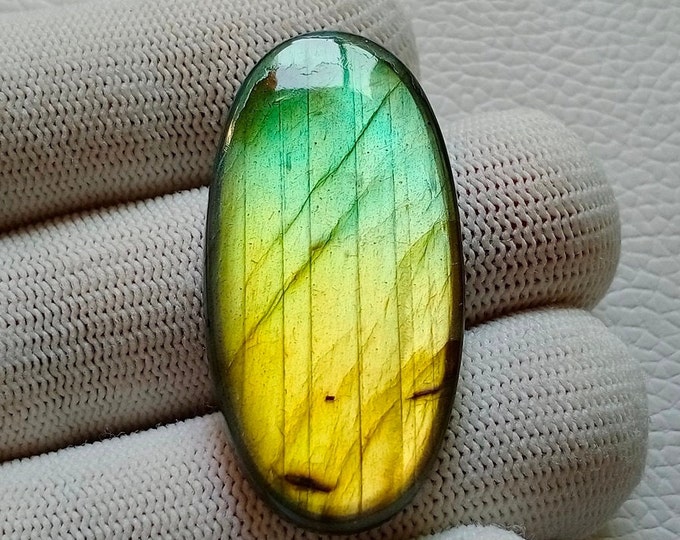 Amazing Multi Rare Yellow Flashy Labradorite Gemstone, Wire Wrap ...