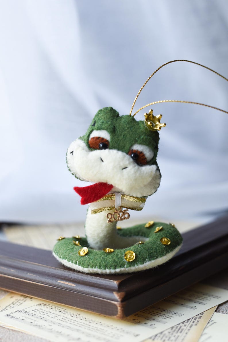 PDF Snake Felt Toy Ornament 2025. Instant Download. Sewing Tutorial.pdf ...