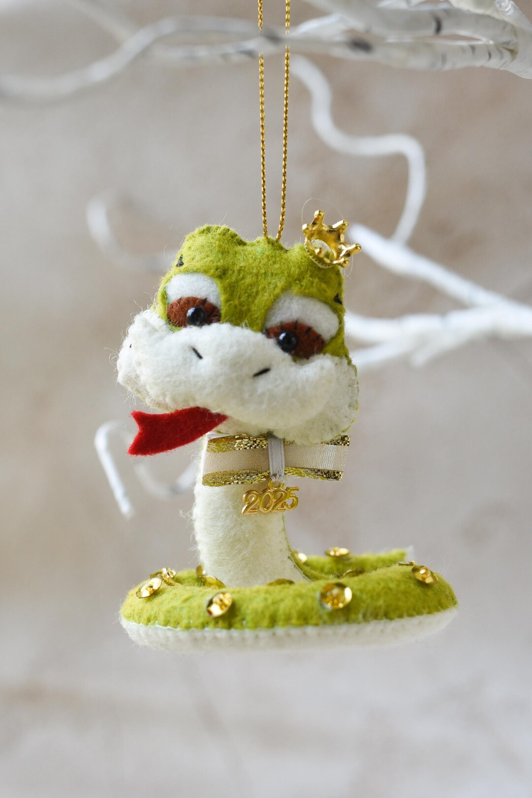 Snake Figure,felt Snake,baby Snake,christmas Tree Ornament,christmas ...