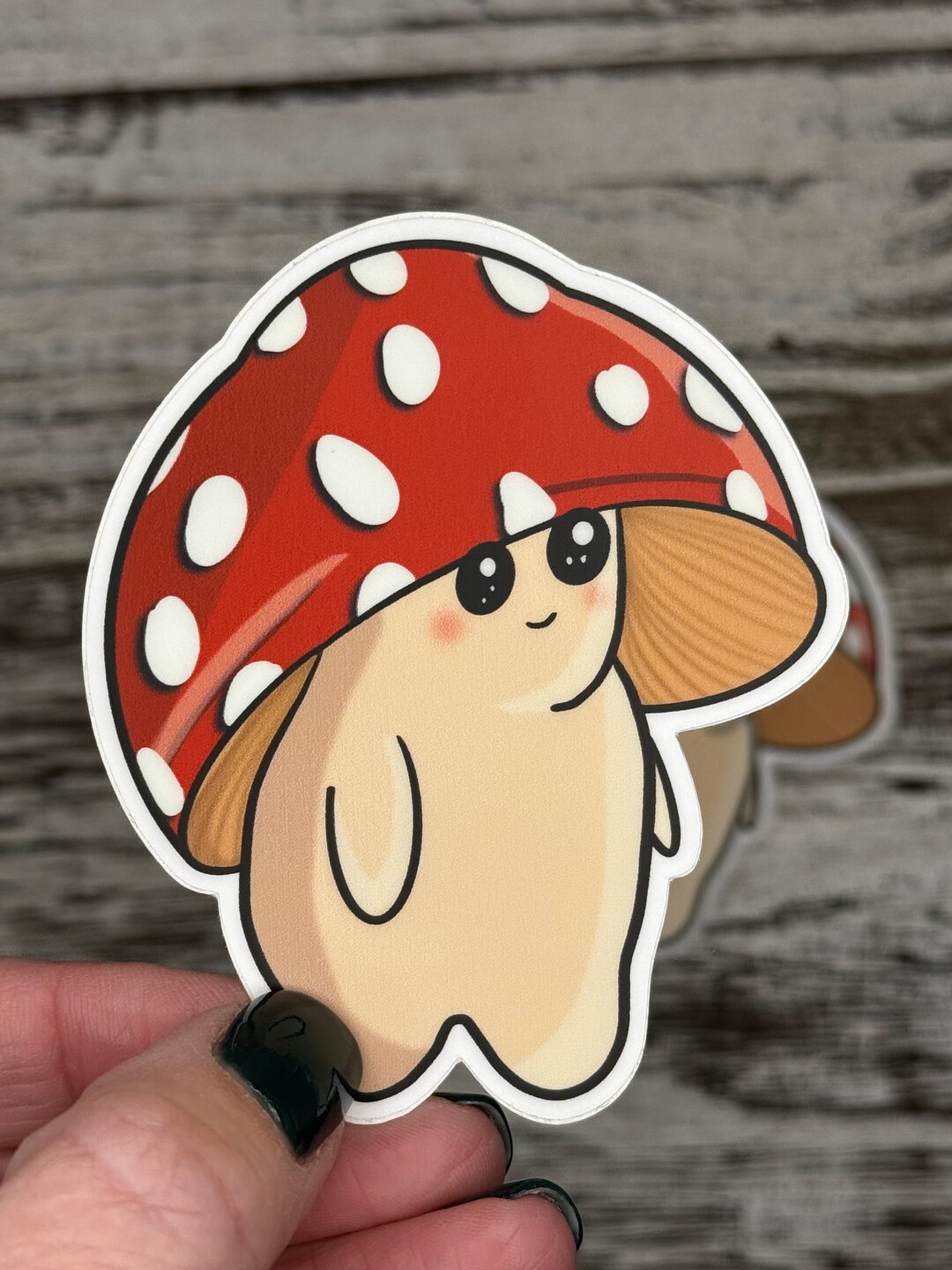 A Fungi Sticker Mushroom Stickers Fungi Stickers Mushy - Etsy