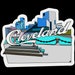 Cleveland Ohio Script Harbor Sign Sticker Cleveland Script - Etsy