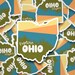Explore Ohio State Stickers Ohio Stickers Explore Ohio - Etsy
