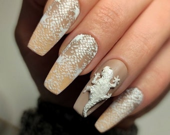 Lizard Nails - Etsy