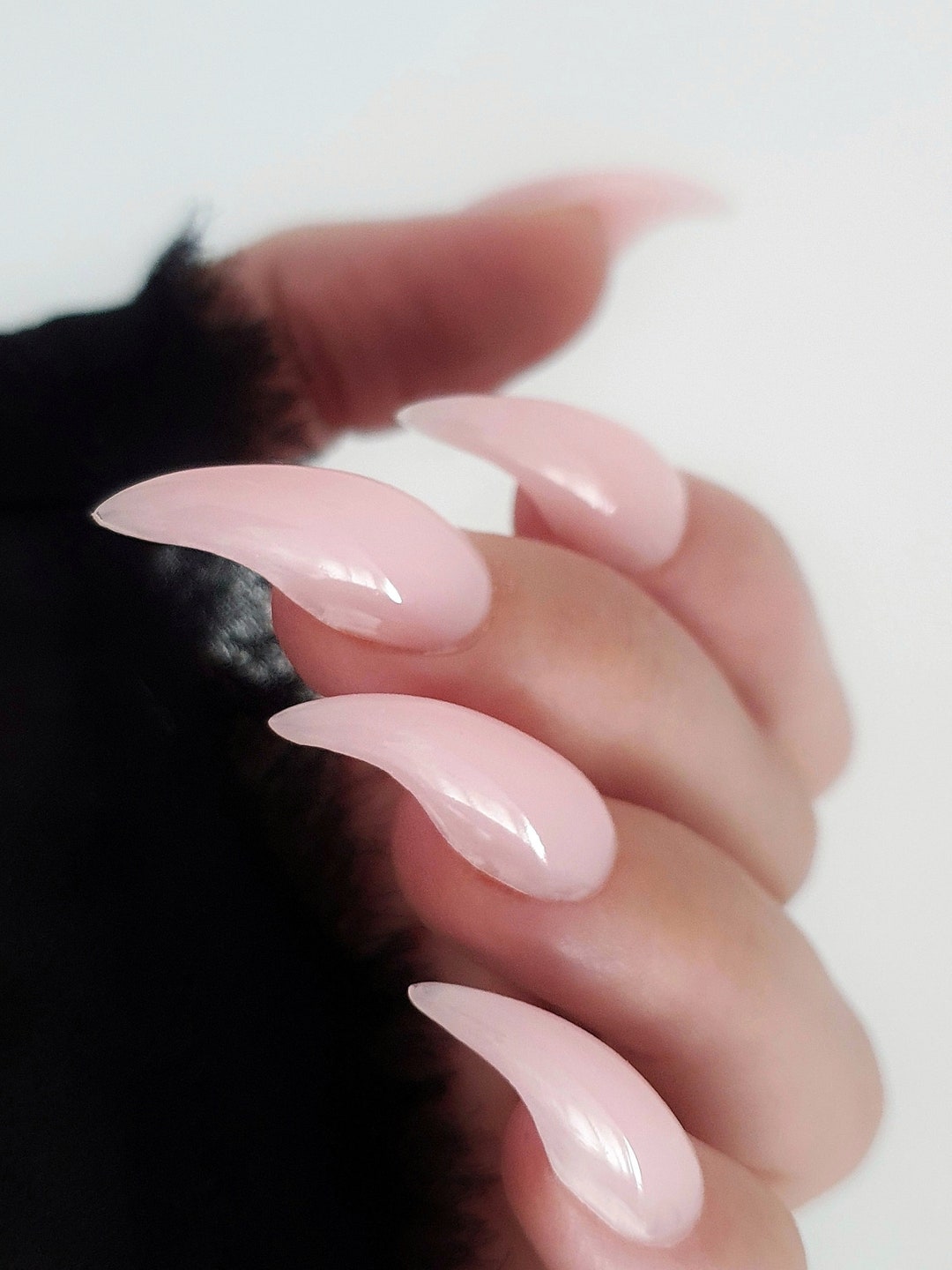 Pink Werewolves Clows, Werewolf Nails, Claw Press on Nails - Etsy