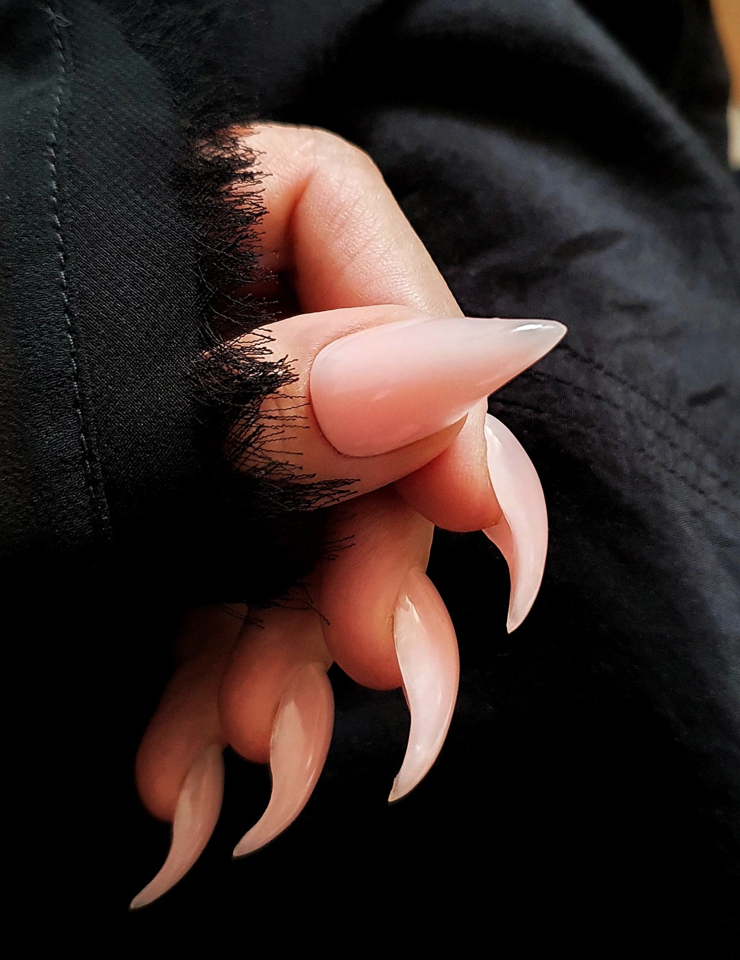 Pink Werewolves Clows, Werewolf Nails, Claw Press on Nails - Etsy